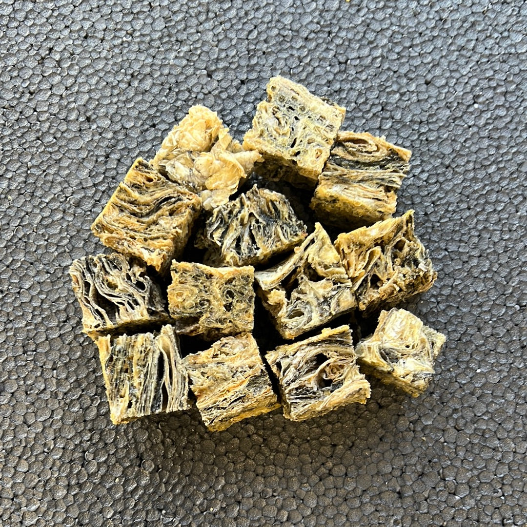 Fish Skin Cubes (100g) – Pure Raw Feeds