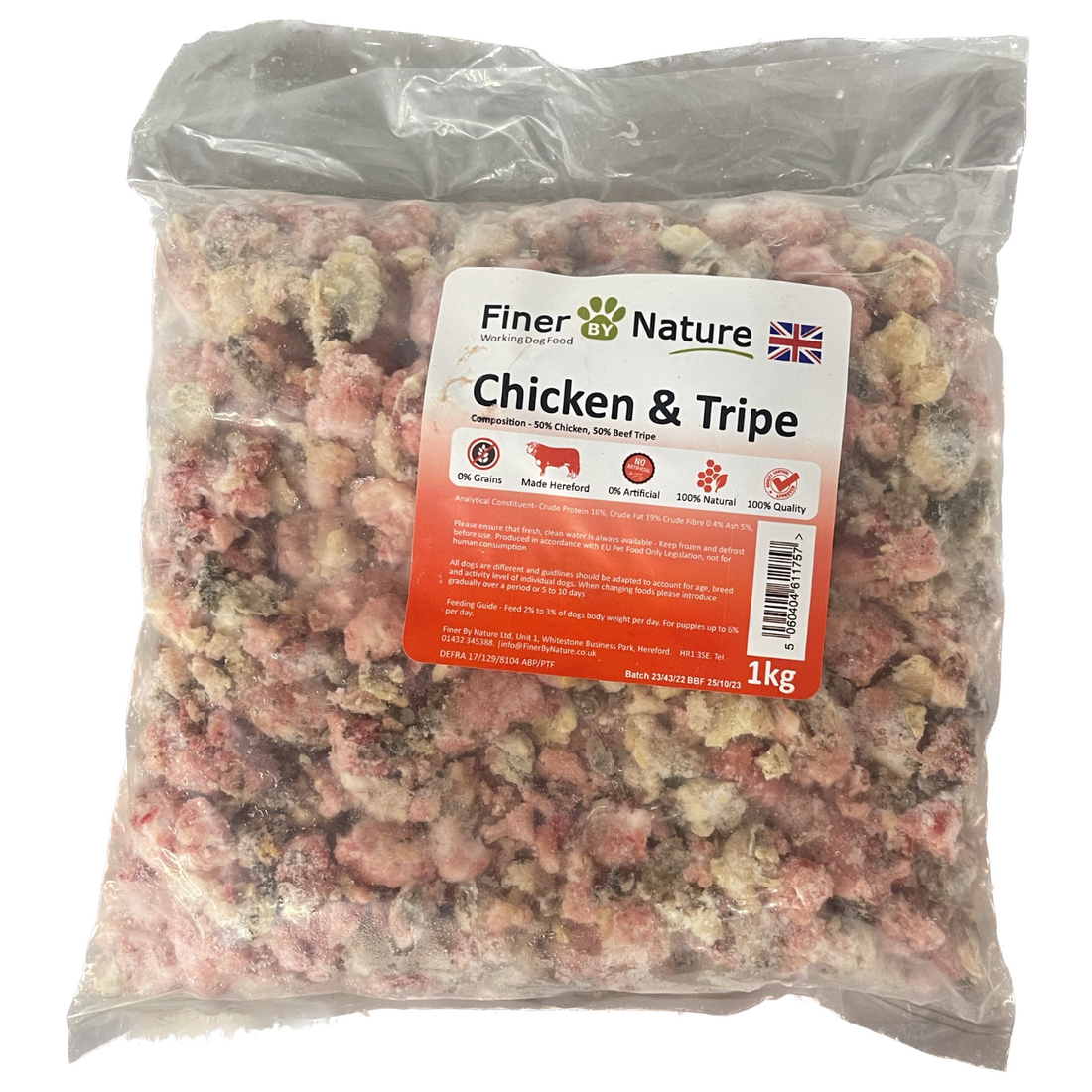 Chicken & Tripe - 1kg – Pure Raw Feeds